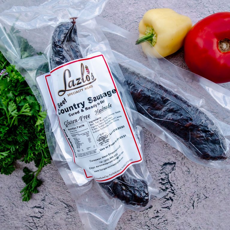 Hot Pork Country Sausage, (Füstölt kolbász,Csabai kolbász) | Hungarian ...